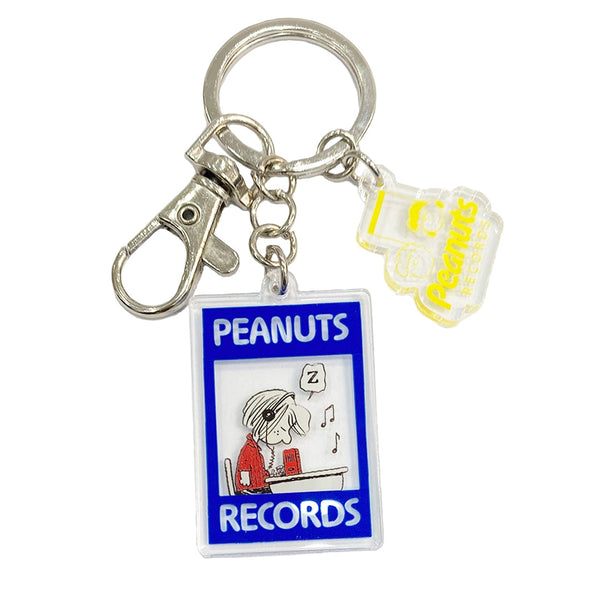 Peanuts - peppermint patty records keyclip – CULTUREEDIT