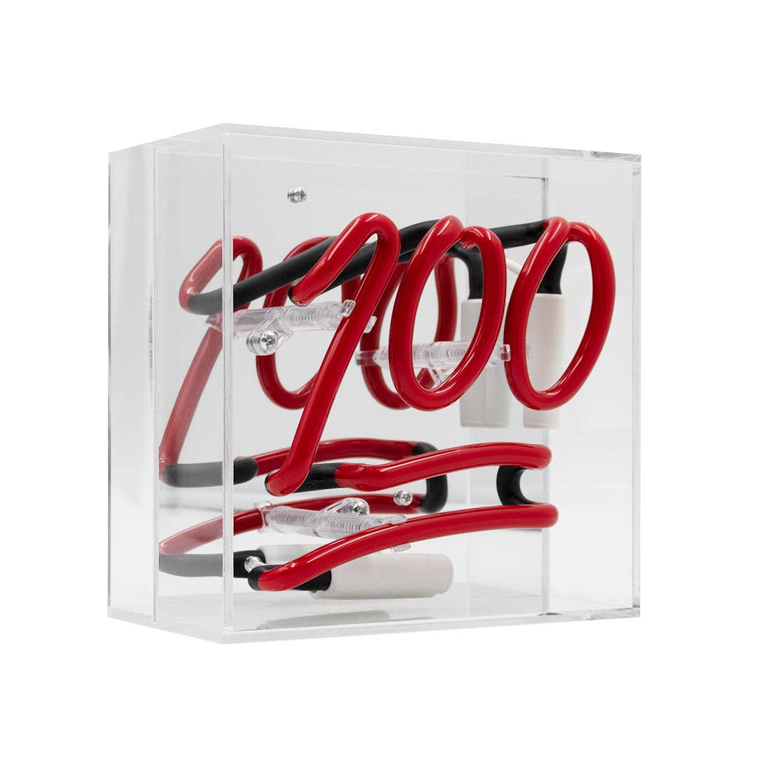 '100' mini acrylic box neon light – CULTUREEDIT