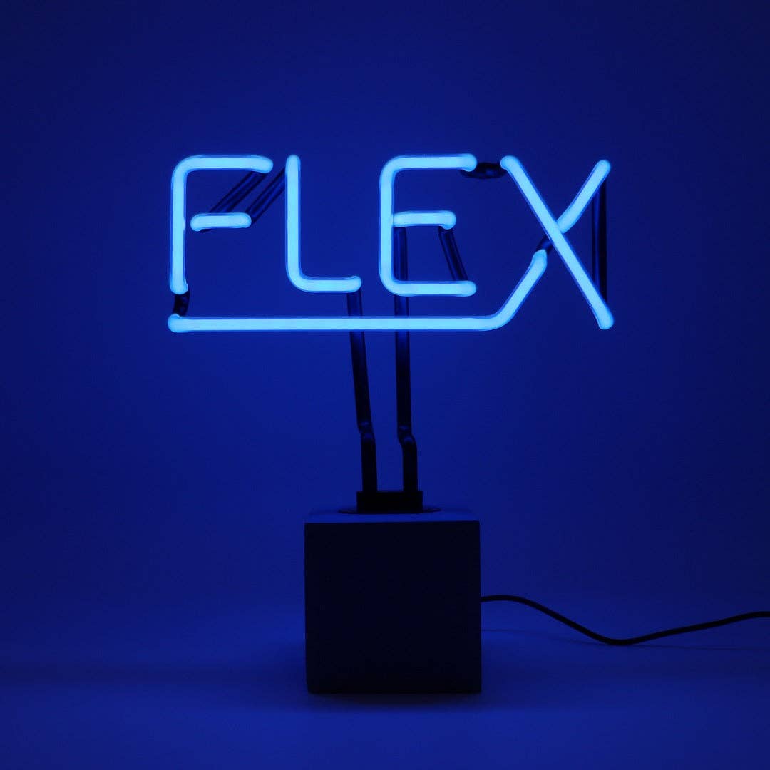 Neon 'flex' sign – CULTUREEDIT