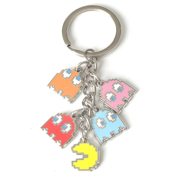 Pac-man & ghosts enamel keyring – CULTUREEDIT