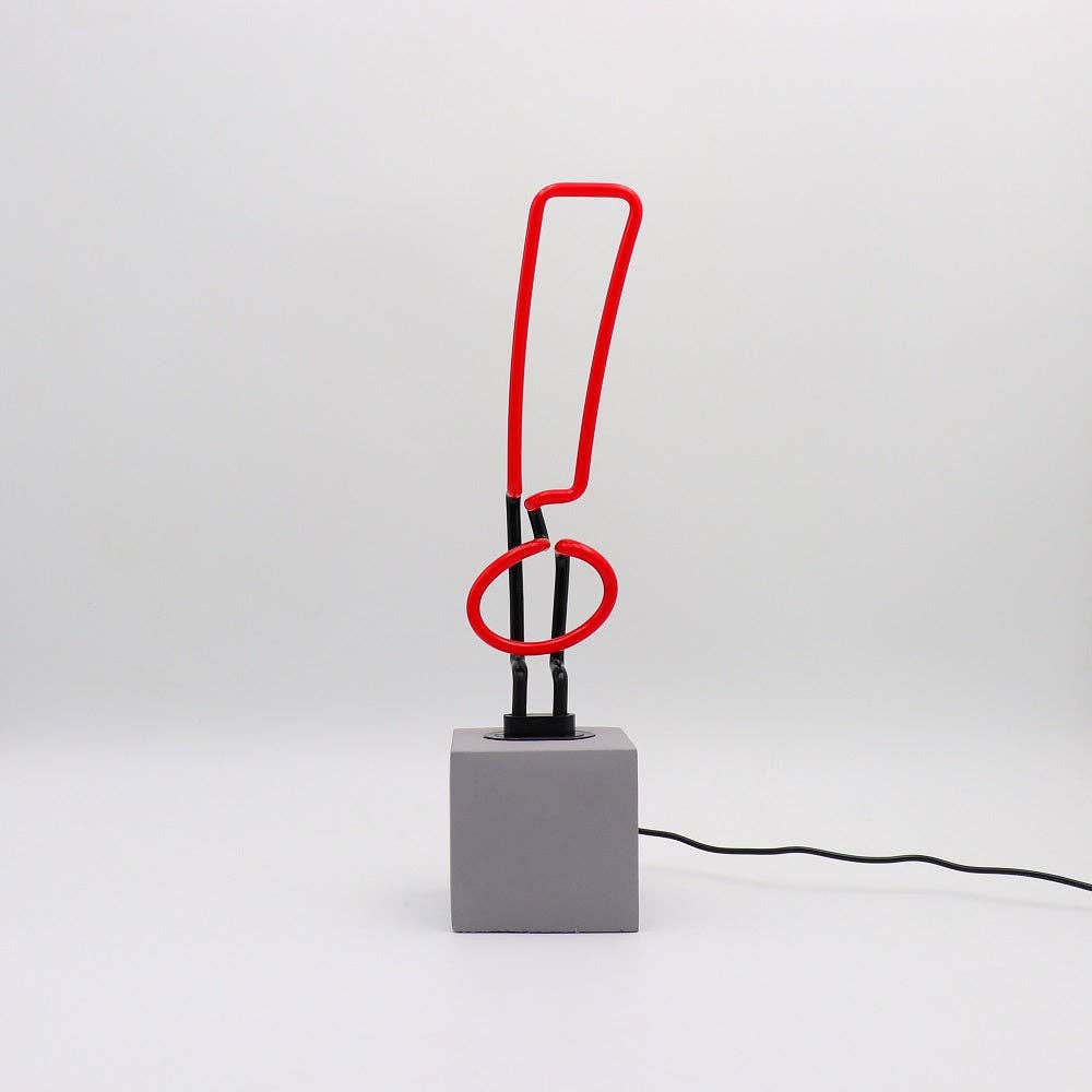 Neon exclamation mark sign – CULTUREEDIT