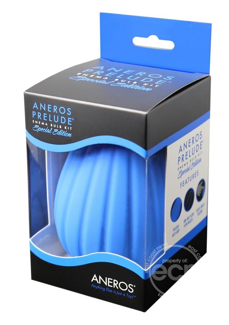 Prelude silicone enema bulb kit blue/black by aneros – CULTUREEDIT