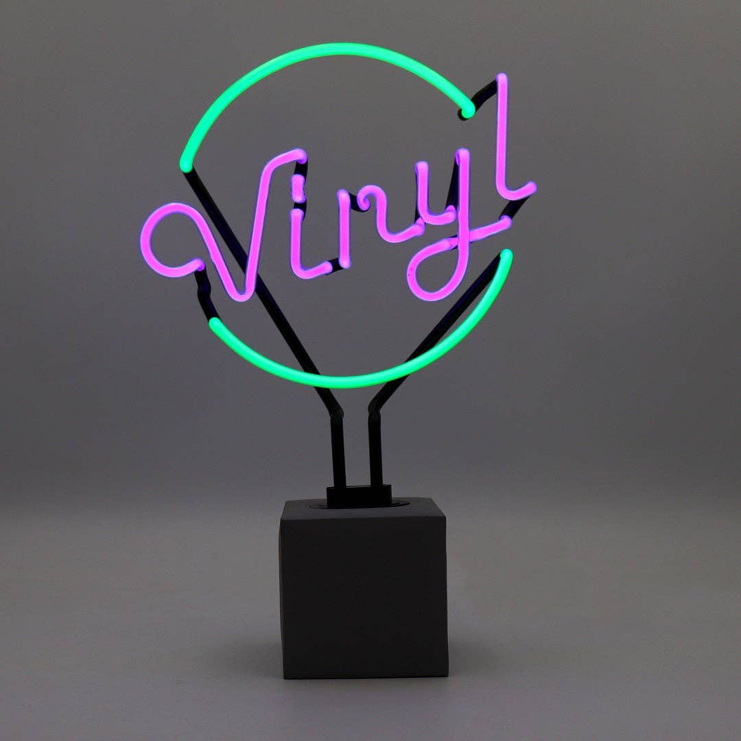Neon 'vinyl' sign – CULTUREEDIT