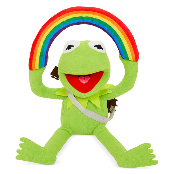 Kidrobot the muppets rainbow connection kermit 13" collectible plush ...