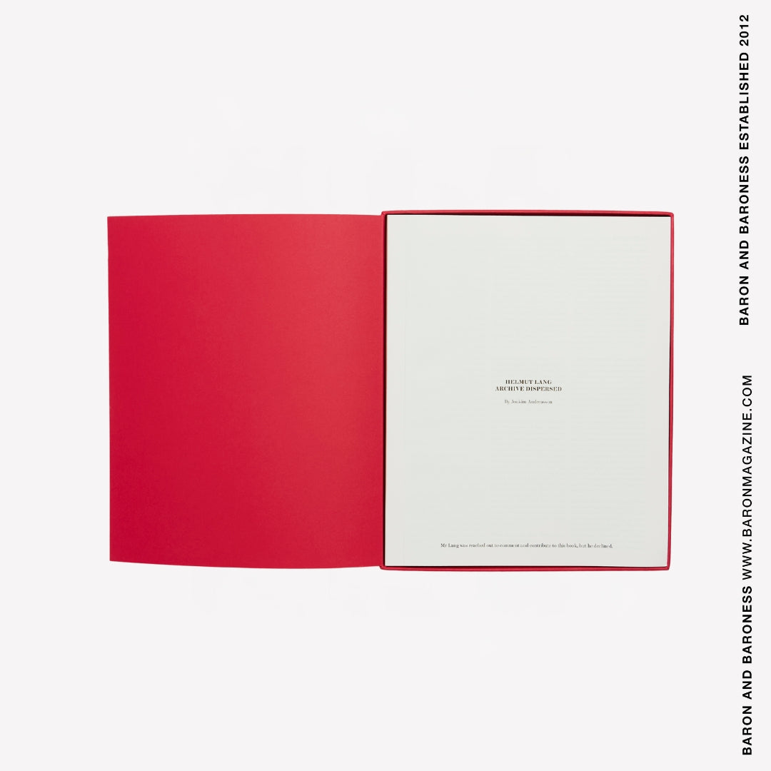 Helmut lang archive dispersed by joakim andreasson – CULTUREEDIT