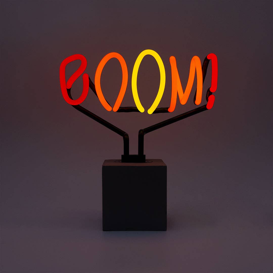 Neon boom sign – CULTUREEDIT