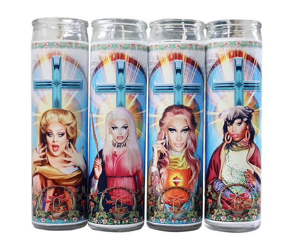 Rupaul all stars final four celebrity prayer candle set - rupaul's dra ...