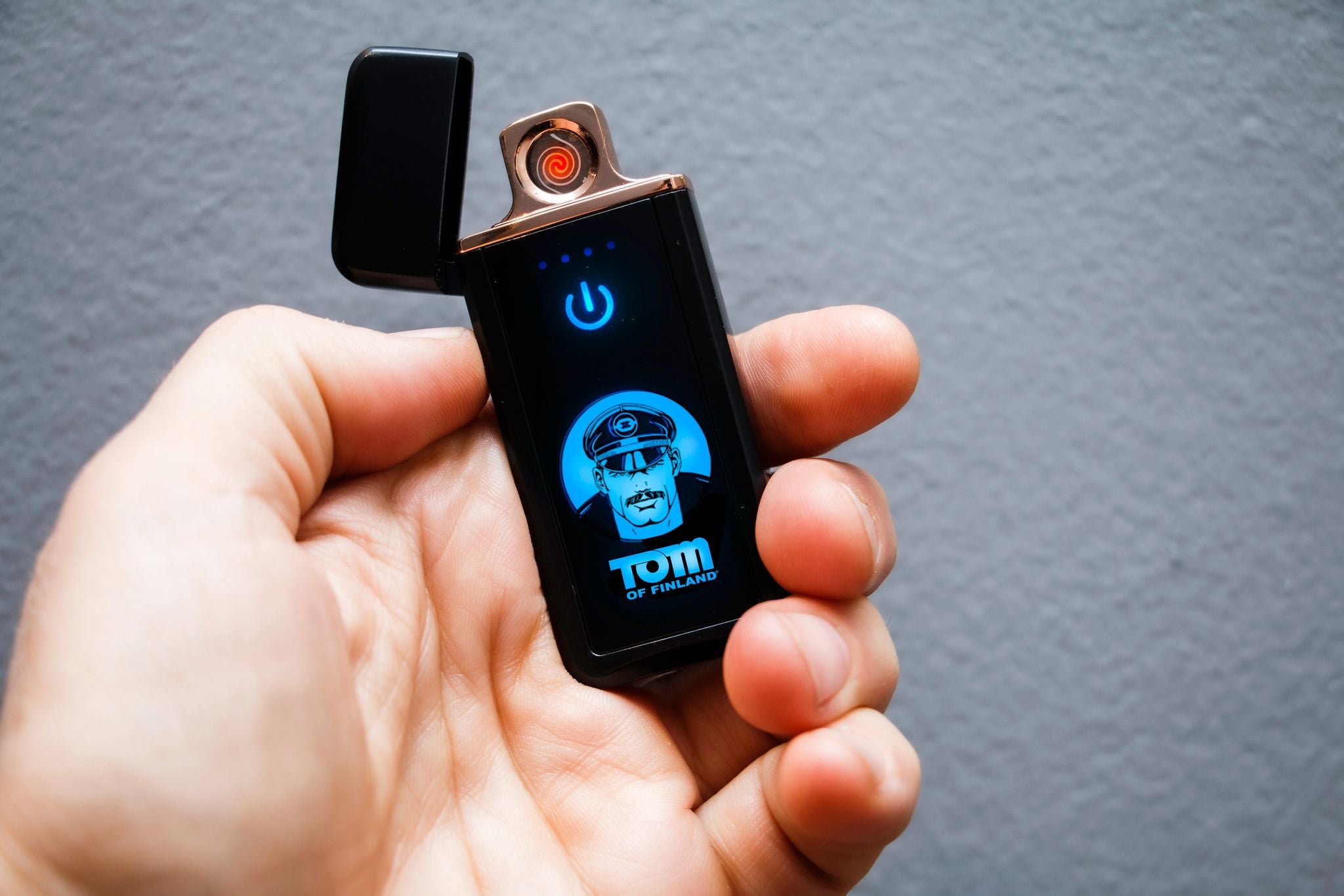 Tom of finland electric led lighter – CULTUREEDIT